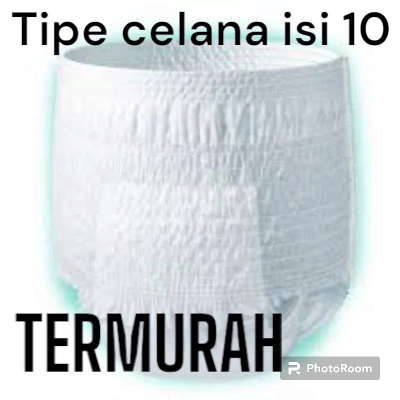 Jual Popok Dewasa Sekali Pakai Model Celana isi 10 | Shopee Indonesia