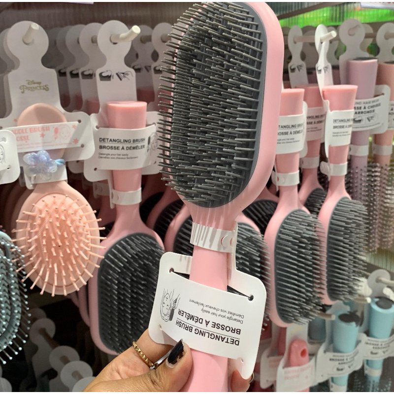 Jual Miniso Long-Handled Detangling Brush (with cleaning Tool) Sisir ...