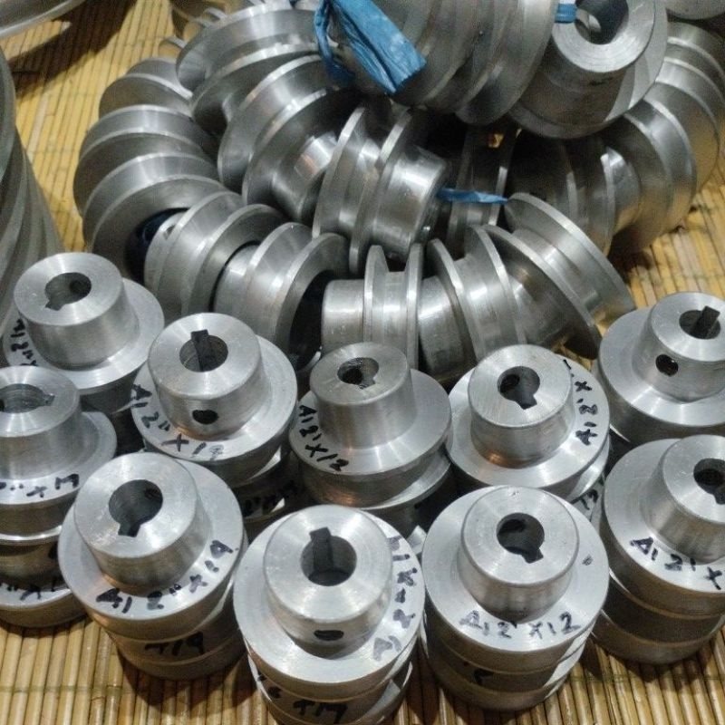 Jual Puli / Pully / Pulley Aluminium A1 2” (dim) As 10,12,14,15,16,17 ...