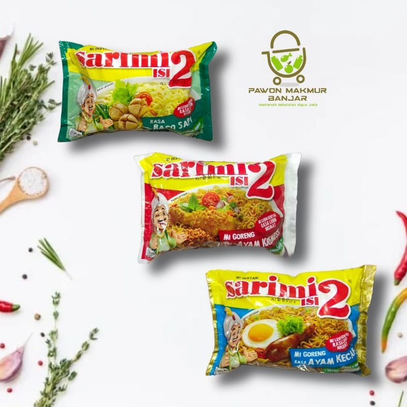 Jual SARIMI ISI 2 MIE INSTAN GORENG DAN KUAH | Shopee Indonesia