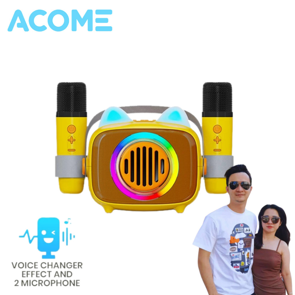 Jual ACOME X Cece Fancy A18 Speaker Karaoke Bluetooth 5.3 Dual ...