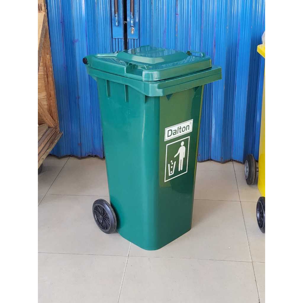 Jual Tempat Sampah Roda 120 Liter KLEEN DALTON / Tong Sampah 120L Mirip Krisbow | Shopee Indonesia
