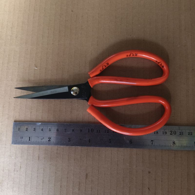 Jual Gunting Besar Panjang 20 Cm ( Bahan Full Besi ) Gagang Merah ...