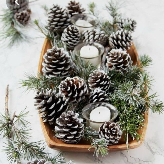 Jual BUNGA PINUS SALJU HIASAN GANTUNGAN POHON NATAL DEKORASI CHRISTMAS ...
