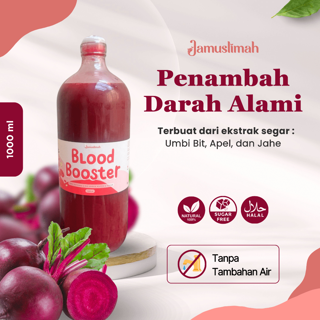 Jual Penambah Darah Alami Ibu Hamil Murni Beet Tanpa Tambahan Air ...