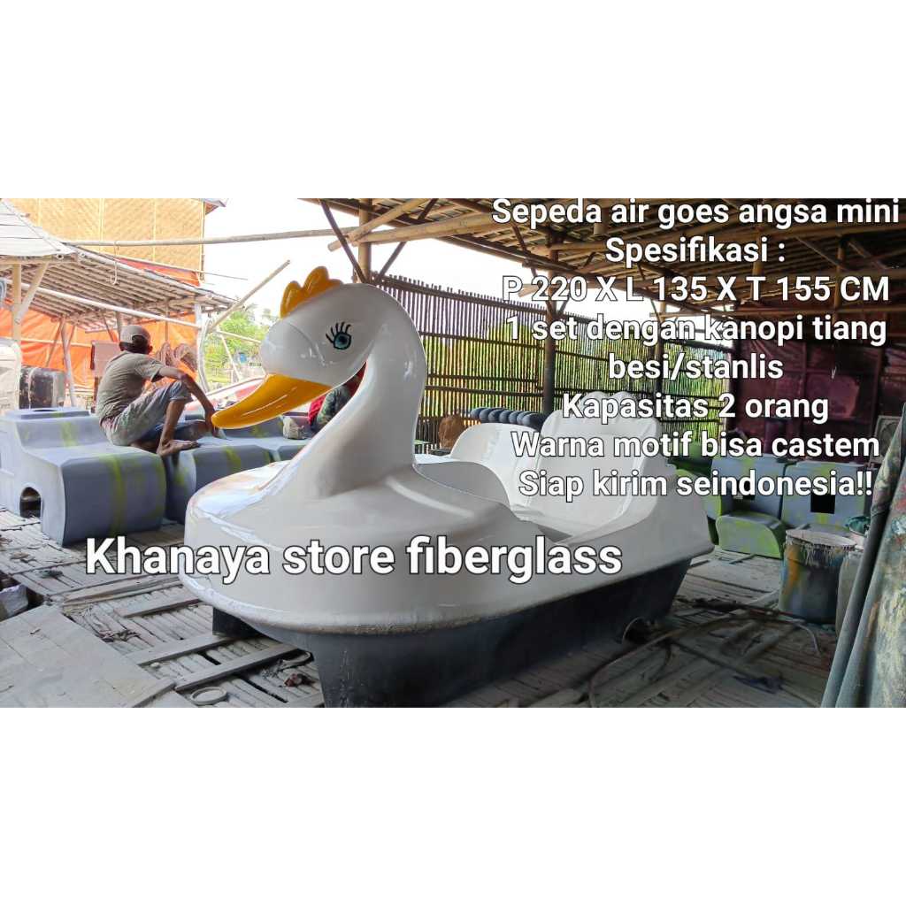 Jual Perahu angsa goes,perahu wisata,permainan wahana air,sepeda air ...