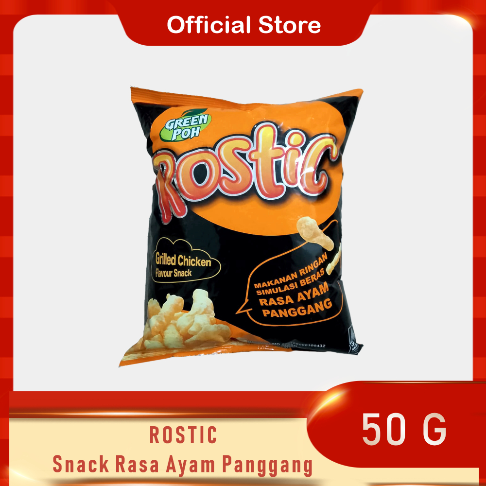 Jual Rostic Makanan Ringan Rasa Ayam Panggang 50 G | Shopee Indonesia