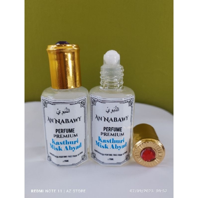Jual minyak wangi misk abyadh / kasthuri putih 12 ml | Shopee Indonesia