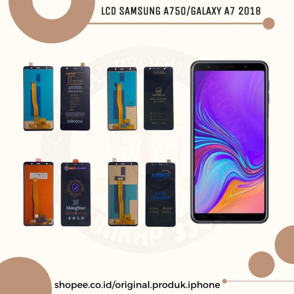 Jual LCD TOUCHSCREEN SAMSUNG A750/GALAXY A7 2018 FULLSET ORIGINAL | Shopee Indonesia