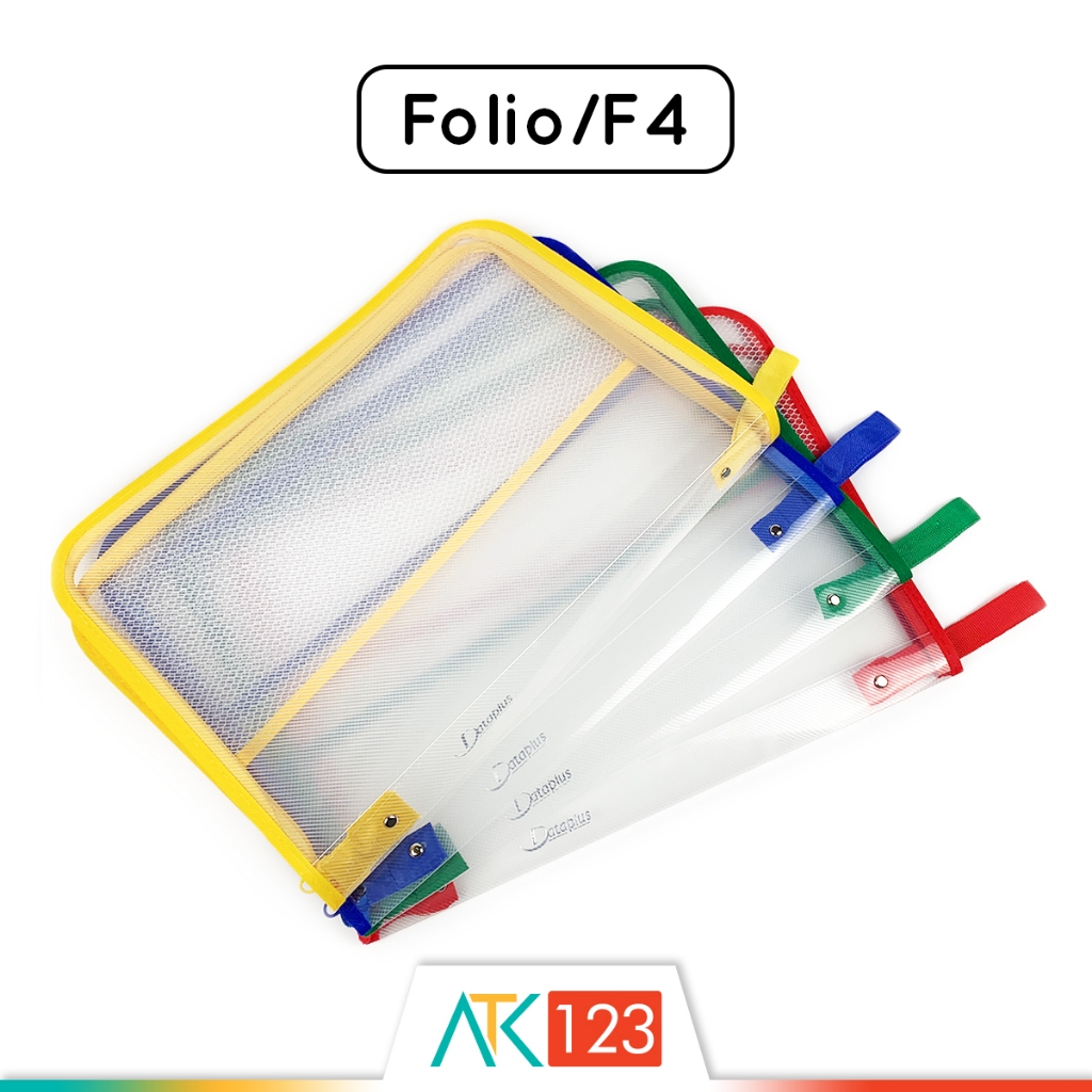 Jual Tas / Map Dokumen Plastik / Jaring / Jala / Ritsleting / Resleting ...