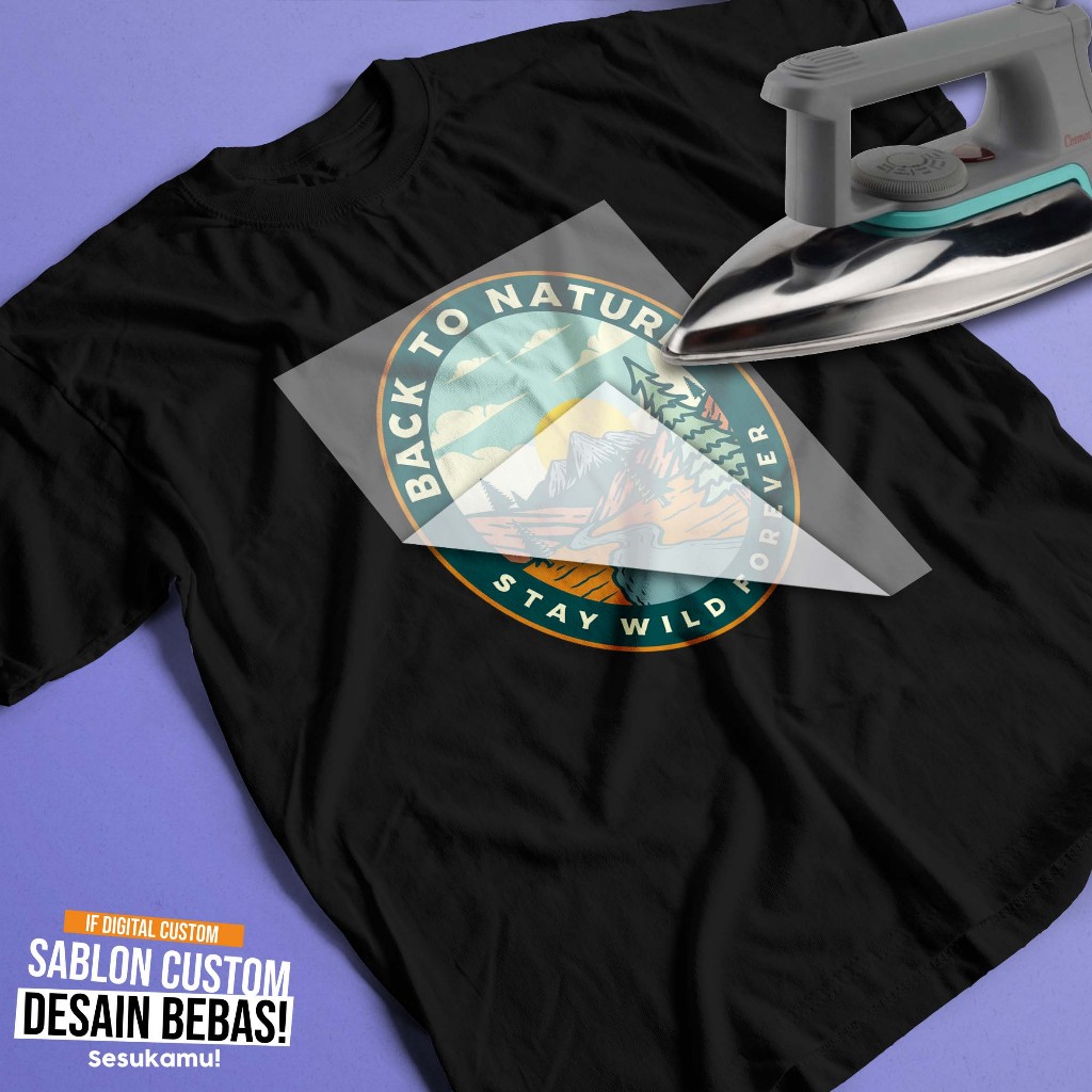 Jual Sticker Sablon Setrika DTF Pendaki Gunung Camping Adventure ...