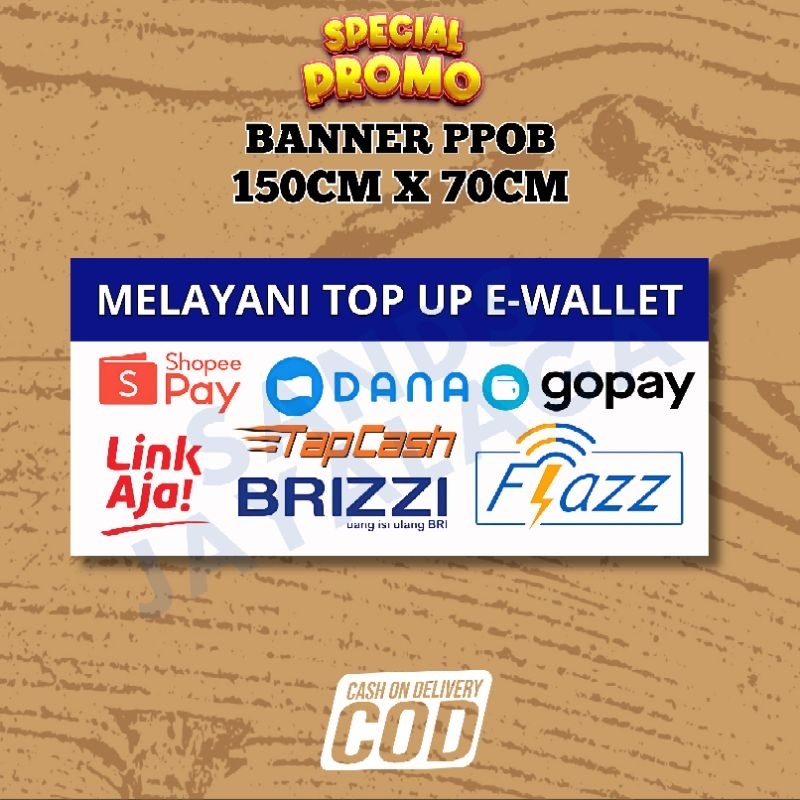 Jual BANNER CUSTOM PPOB BANNER TOP UP BANNER KONTER FREE DESAIN BANNER ...
