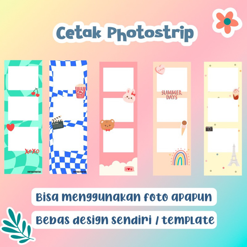 Jual Cetak photostrip custom freebies template bisa kpop / jpop ...
