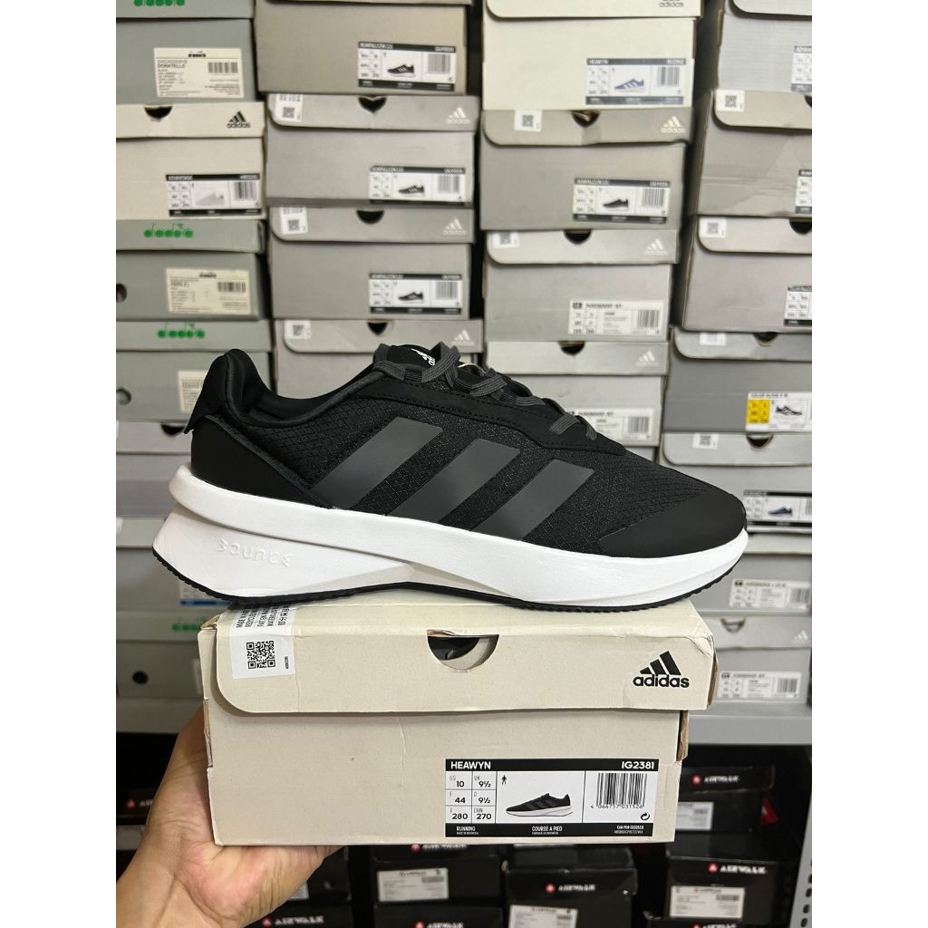 Jual Adidas Heawyn Running Black IG2381 Men Shoes Original | Shopee ...