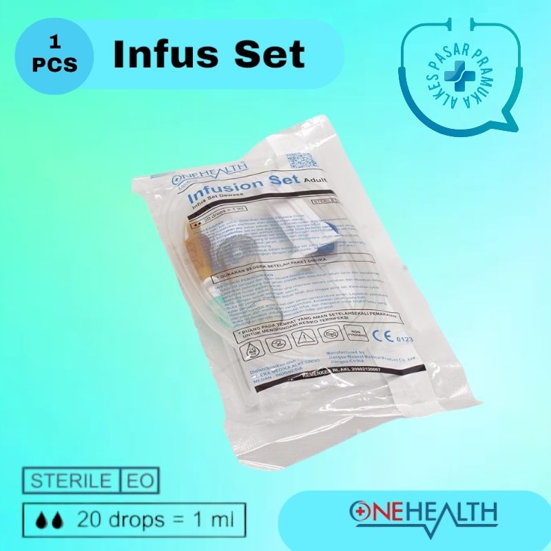 Jual Infusion Set OneHealt Infusion Healthcare Infus Set | Shopee Indonesia