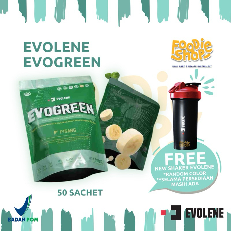Jual Evolene Evogreen Isi 50 Serving Plant Based Protein | Shopee Indonesia