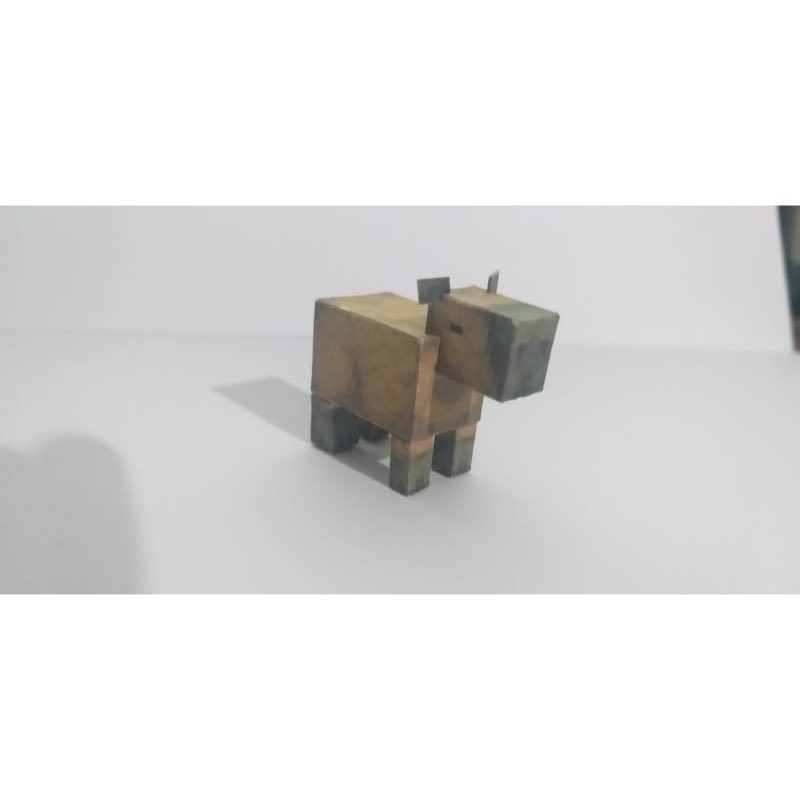 Jual Papercraft Minecraft Hewan Capybara (bentuk jadi seperti di foto ...