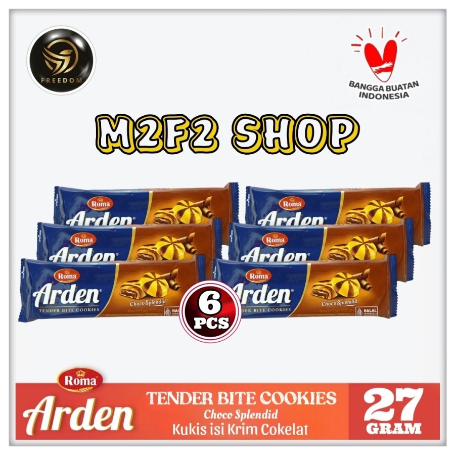 Jual Roma Arden Tender Bite Cookies Choco Splendid | Biskuit Kukis Krim ...