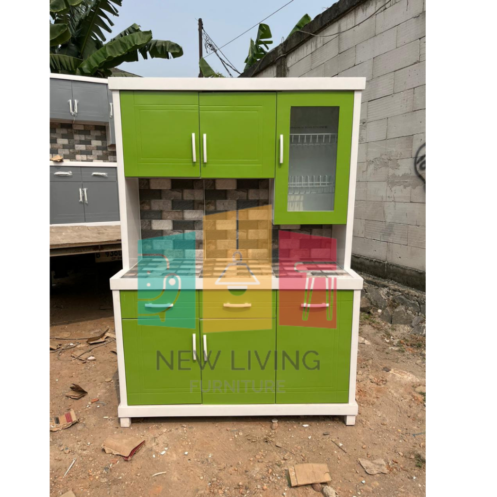 Jual Lemari Sayur 3 Pintu / Rak piring kayu multiplek minimalis murah ...