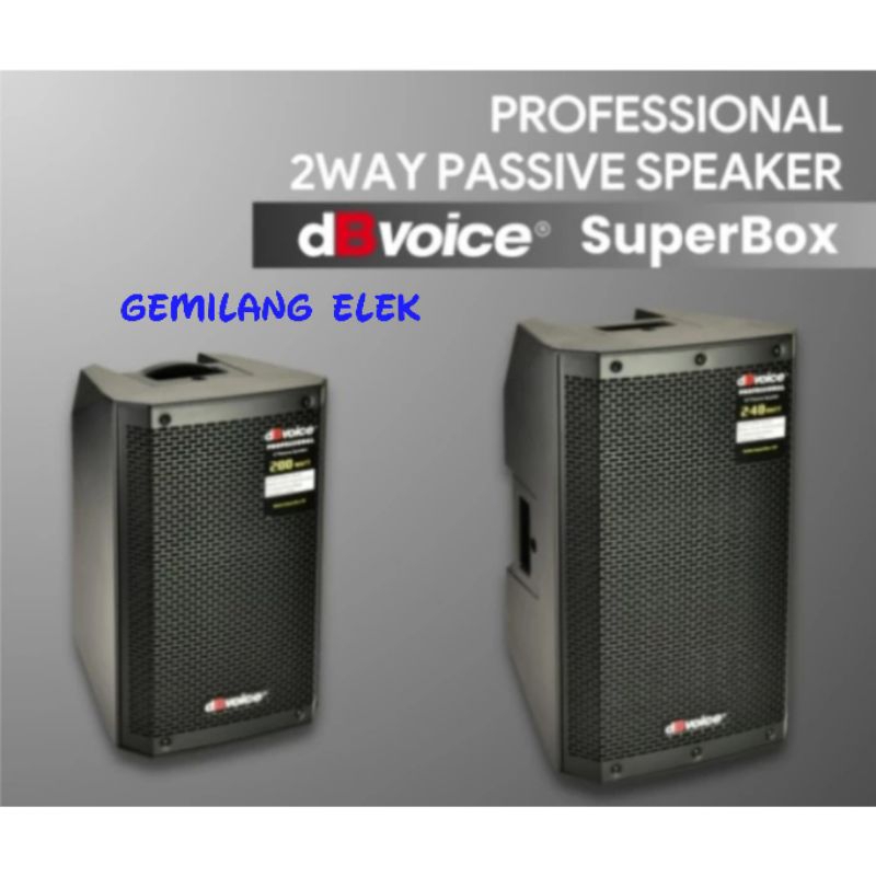 Jual Speaker Pasif dBVoice Superbox 8P 8 inch Original | Shopee Indonesia
