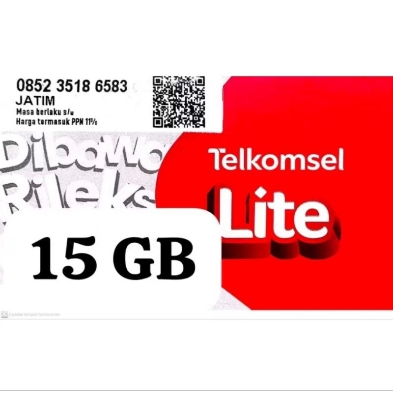 Jual Kartu Perdana Telkomsel 15GB segel | Shopee Indonesia