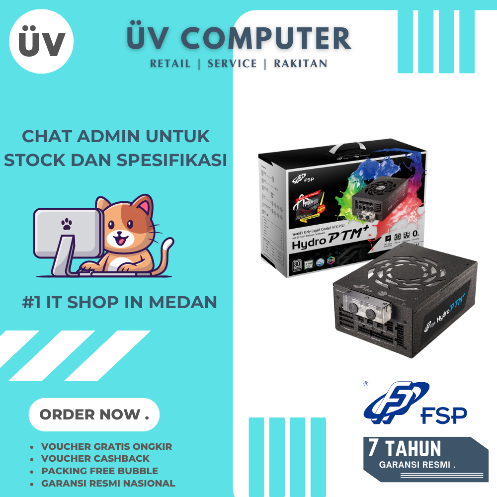 Jual Internal Power Supply PSU PC FSP Hydro PTM+ 1200W | Black Hitam ...