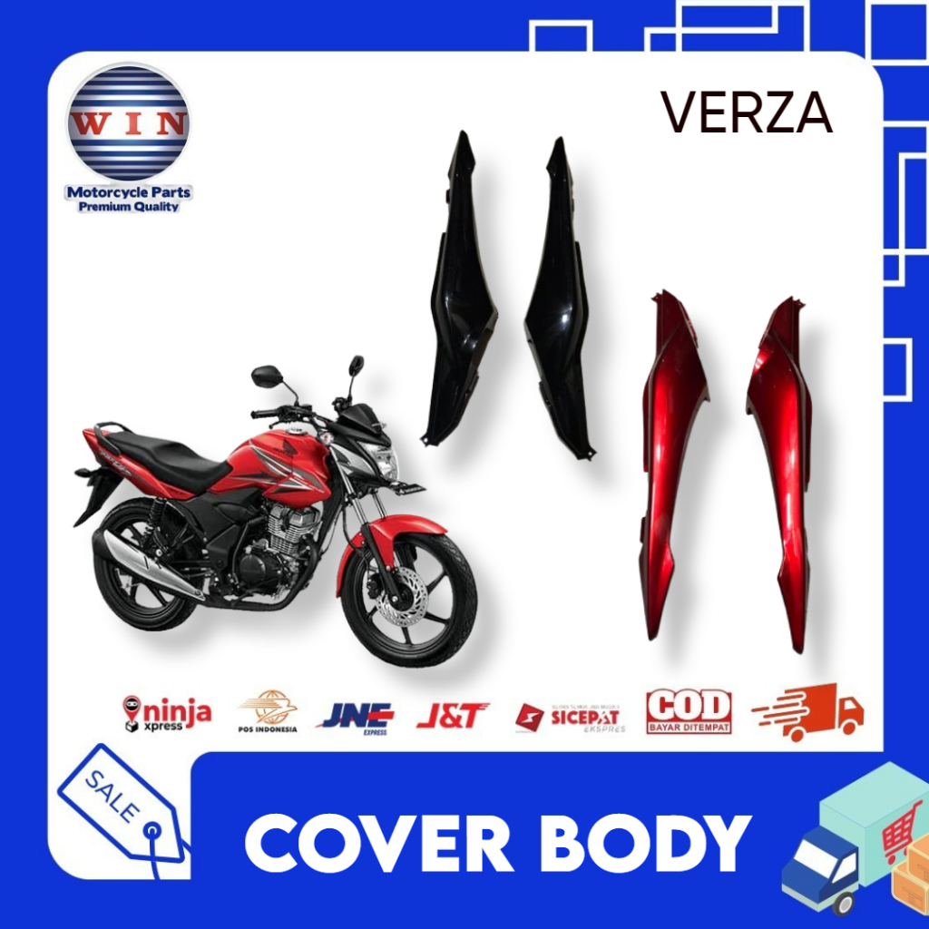 Jual COVER BODY TEBENG BODY SAMPING SET KANAN KIRI BOX BODY MOTOR VERZA ...