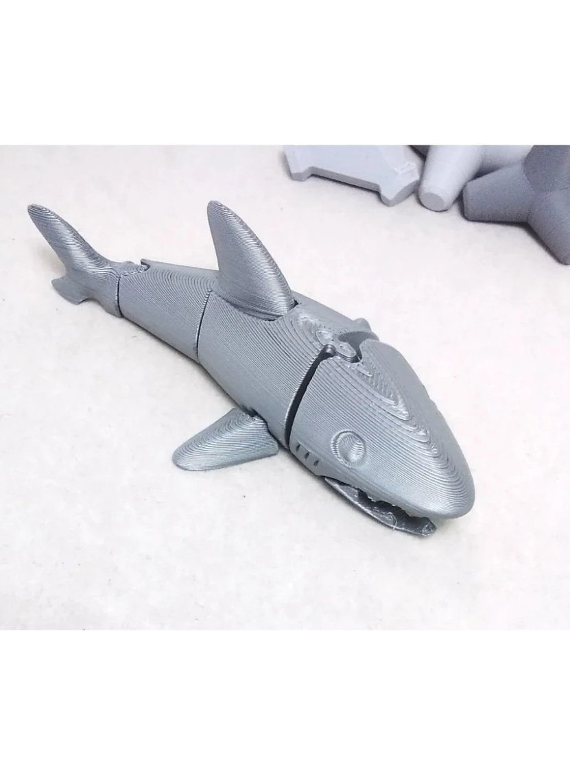 Jual Articulated Shark V3 Toy Mainan Anak Hiu Fleksibel Artikulasi ...