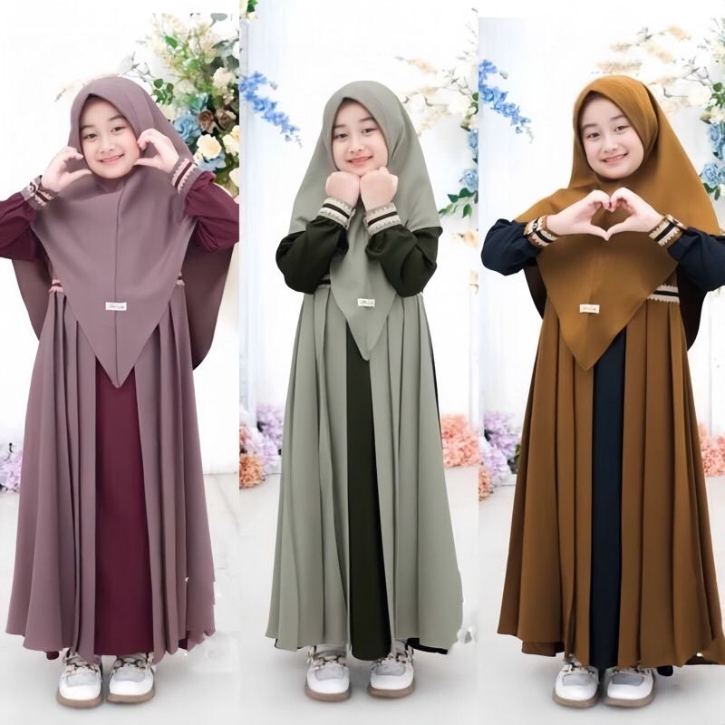 Jual Ryana Syar'i Kids Gamis Anak Kids Terbaru/Gamis Anak Perempuan ...