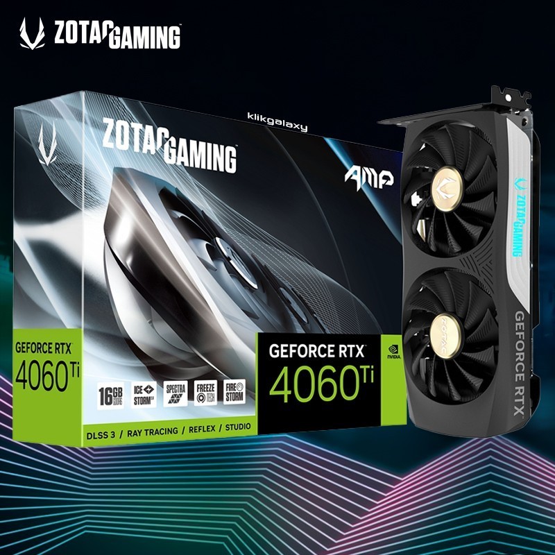 Jual ZOTAC Gaming GeForce RTX 4060 TI AMP 16GB GDDR6 VGA RTX4060TI ...