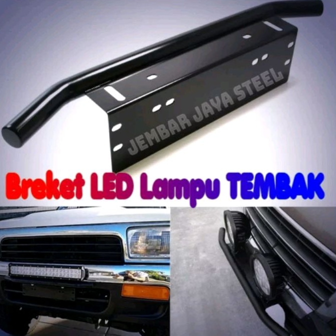 Jual Dudukan Bracket Lampu Led Tembak Sorot Aksesoris Bumper Tatakan ...