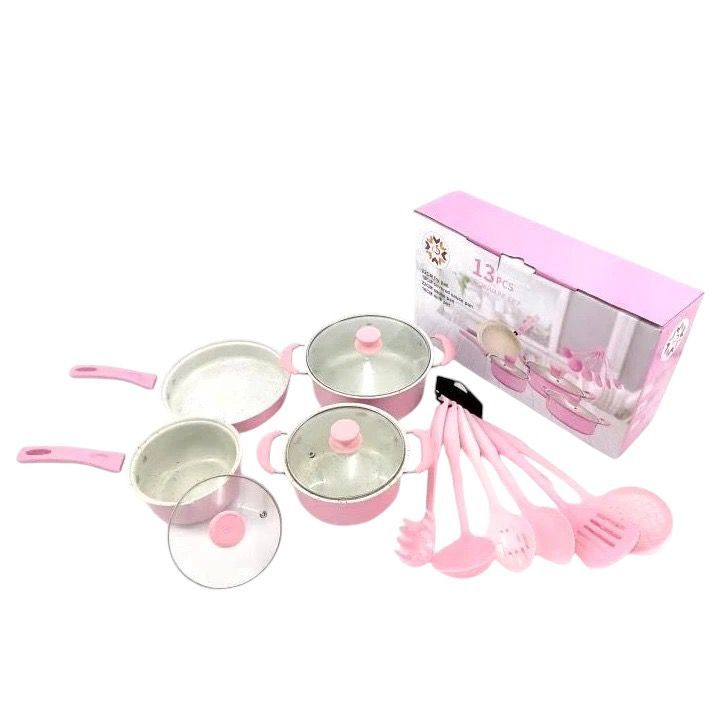 Jual IS - COOKWARE SET 13 PCS / PERALATAN MASAK PANCI SET | Shopee ...