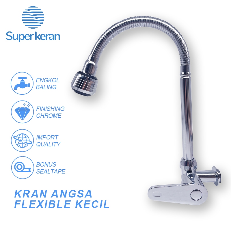 Jual Kran Air Kran Angsa Flexible Kran Wastafel Cuci Piring Kran ...