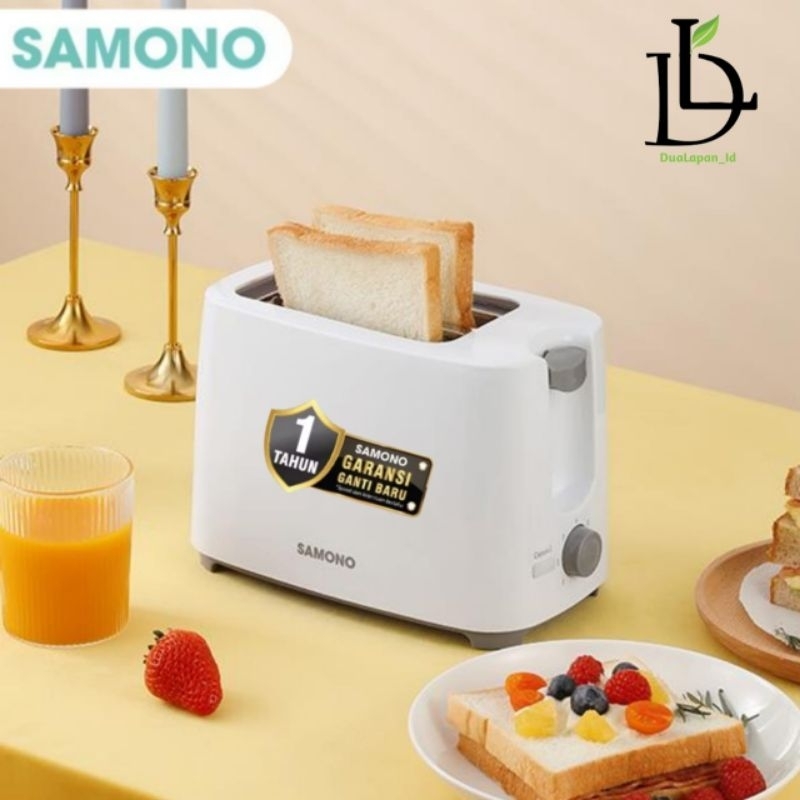 Jual SAMONO SW-TW750 Toaster 2 Slices 500W Fast Heating 7Levels Control ...
