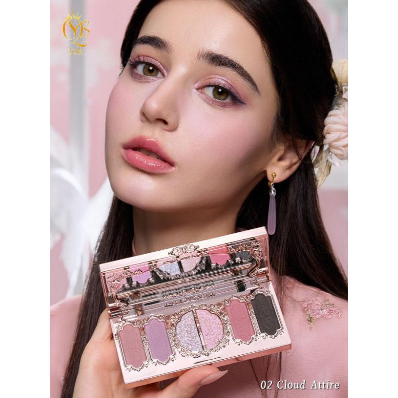 Jual QSB [READY] Flower Knows Butterfly Cloud Collar Embossed Six-Color ...