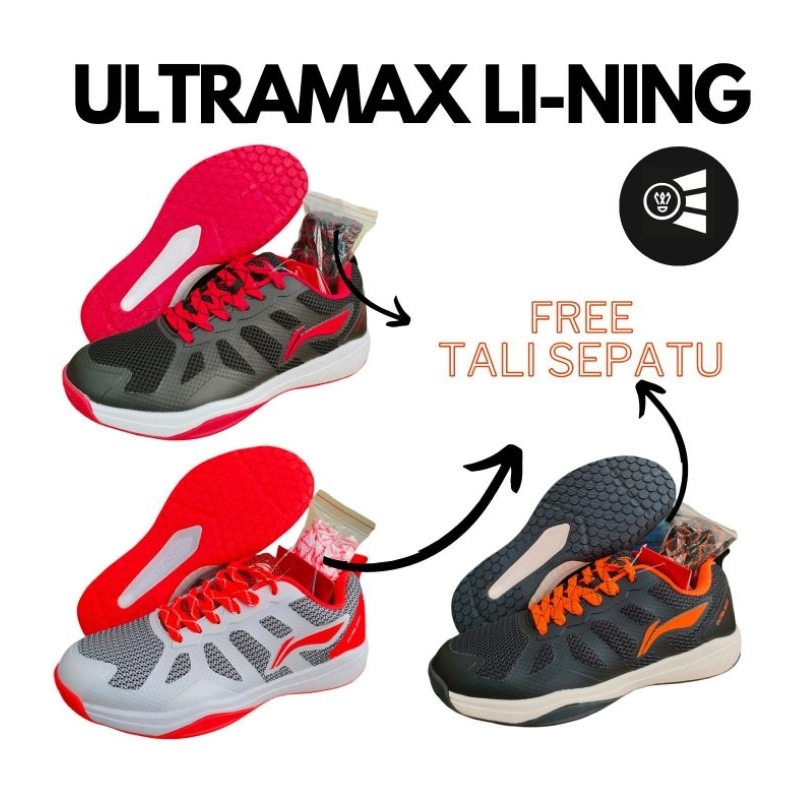 Jual SEPATU LINING ULTRAMAX ORIGINAL | Shopee Indonesia