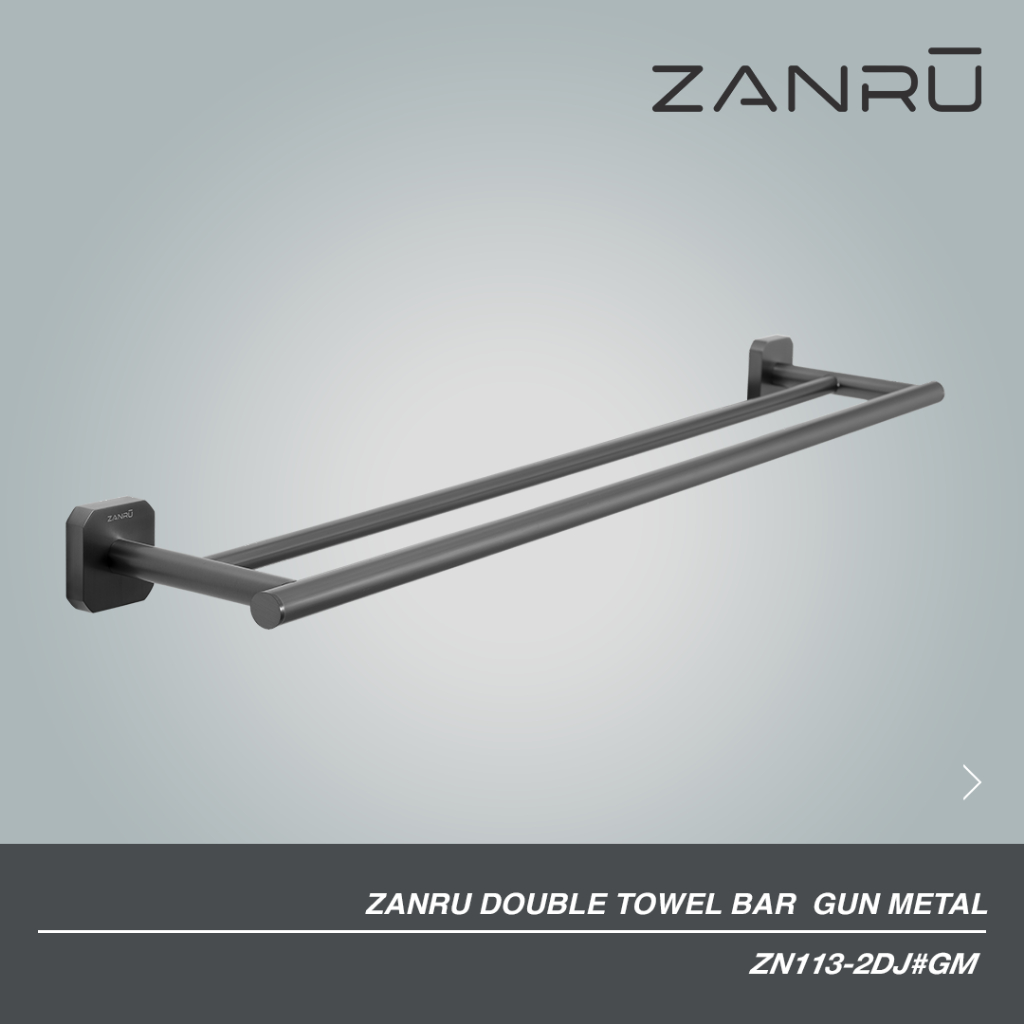 Jual ZANRU Double Towel Bar ZN113-2DJ | Gantungan Handuk - Gantungan ...