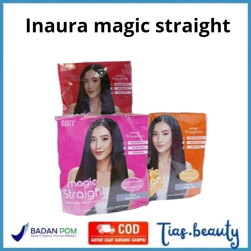Jual inaura magic straight smoothing keratin system | Shopee Indonesia