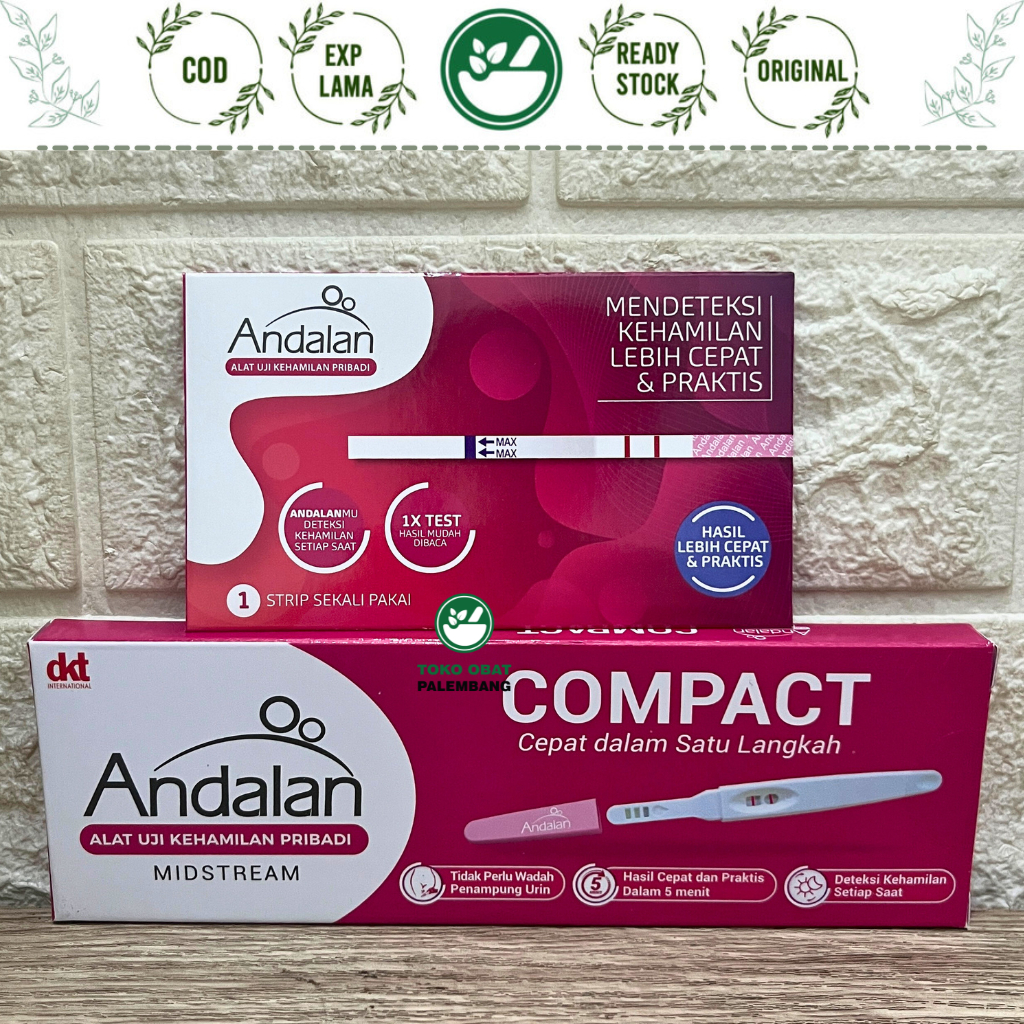 Jual ANDALAN TEST PACK ANDALAN MIDSTREAM PREGNANCY TESPEK ALAT UJI ...