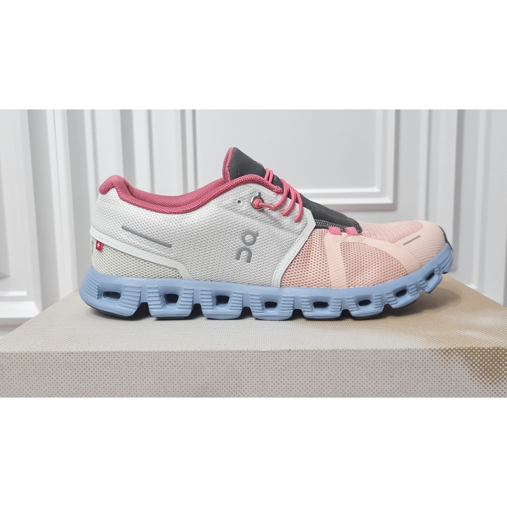 Jual Sepatu On Cloud On cloud 5 Woman Pink Grey Multi Colour Ice ...
