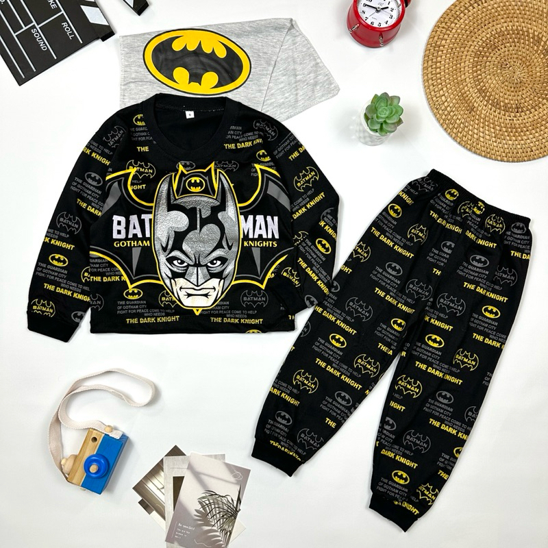 Jual BAJU BATMAN ANAK LAKI PAKAI TOPENG SETELAN KOSTUM SAYAP PREMIUM ...