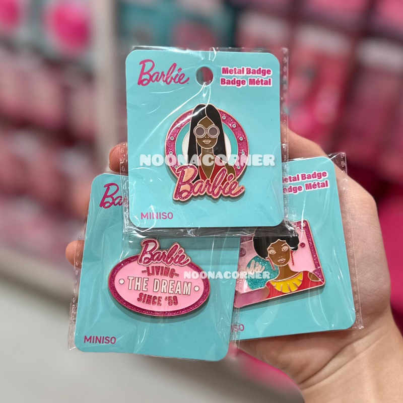 Jual Miniso x Barbie ‼️ Metal Badge / Bros Barbie Shining 65th ...