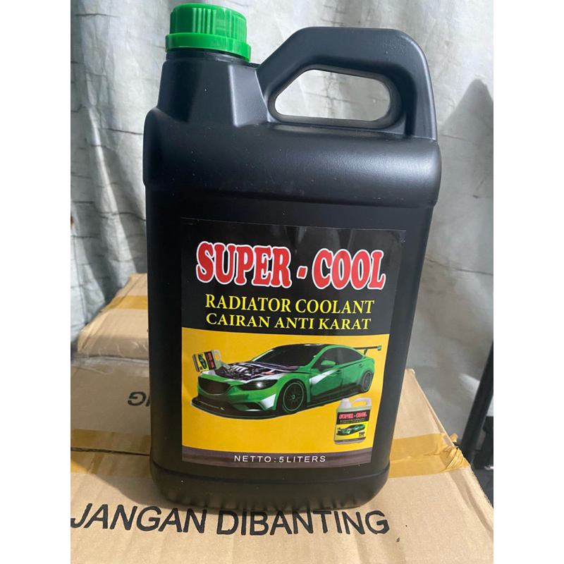 Jual Air Radiator Coolant Warna Hijau SUPER COOL 5 Liter | Shopee Indonesia