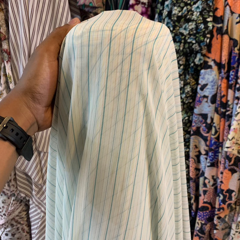 Jual kain sifon salur - kain sifon motif - kain ceruty - kain chiffon ...
