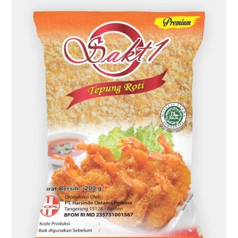 Jual Tepung Panir Mix/Tepung Panko/Tepung Roti/Breadcrumb SAKT1 kemasan ...