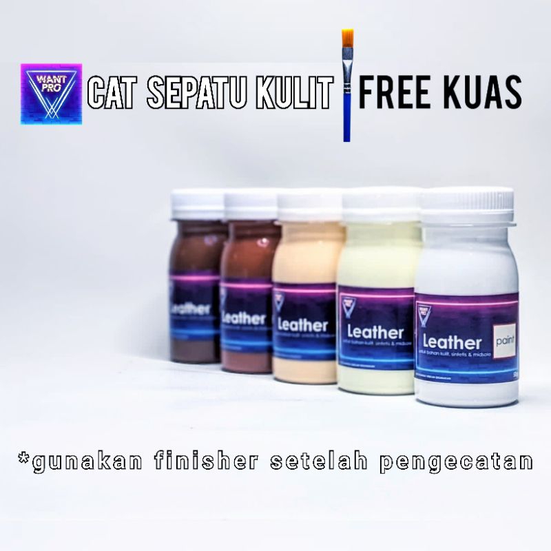 Jual Leather Paint - Cat Sepatu Kulit, Cat Midsole / Cat Sol Sepatu ...