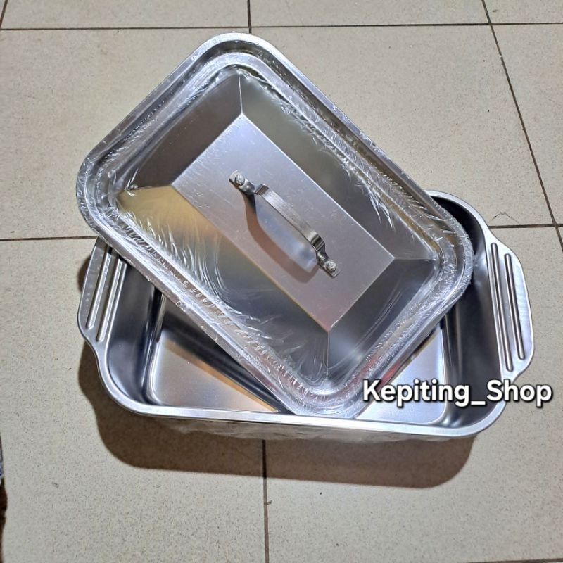 Jual Prasmanan LUXURY 37×22×8 cm Buffet stainless Steel • Baki ...