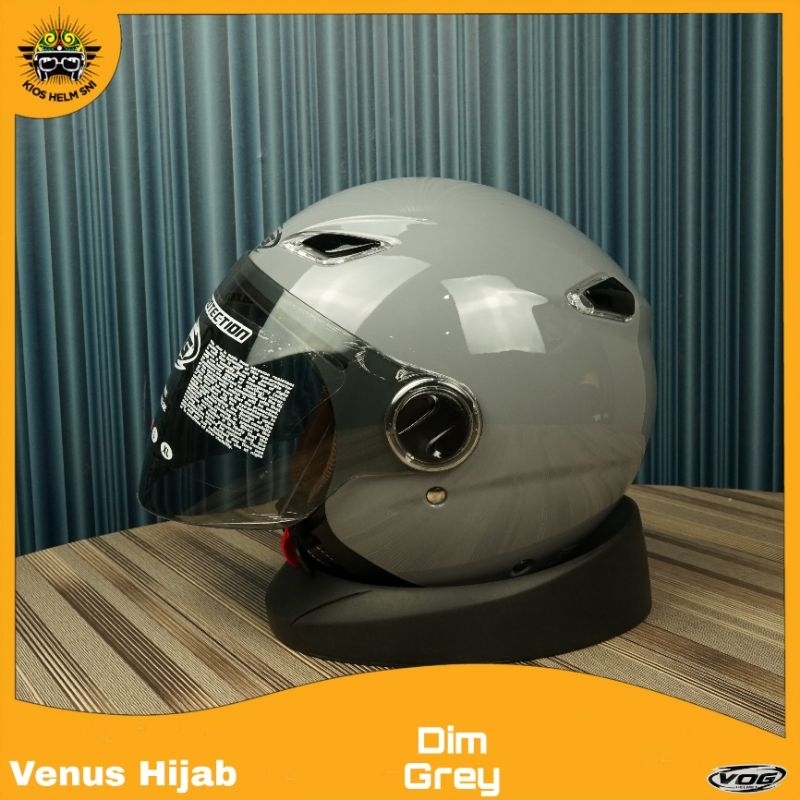 Jual Helm Hijab VOG Venus dengan Visor Light Smoke | Shopee Indonesia