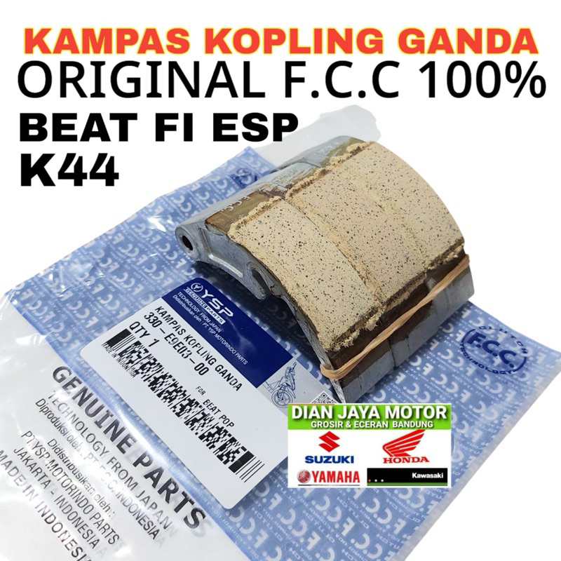 Jual YSP kampas kopling ganda otomatis k44 Original 100% FCC japan Beat fi esp scoopy fi esp ...