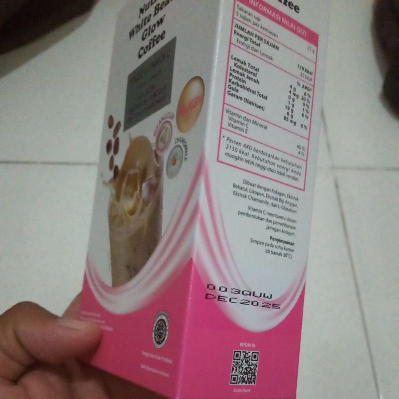 Jual exp 2025 kopi kolagen & glutation (nutrafor withe beauty coffe ...